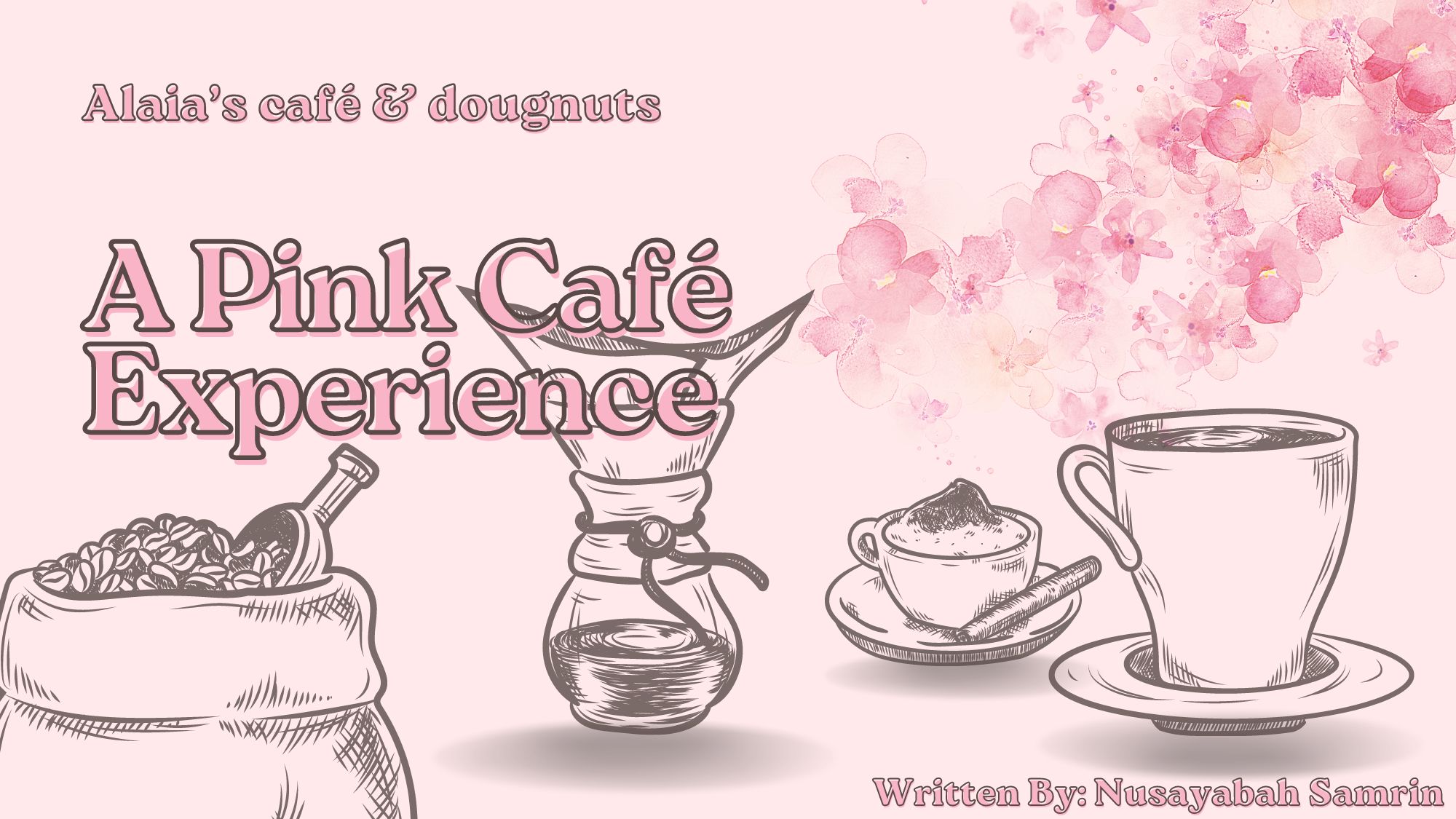 A pink café experience